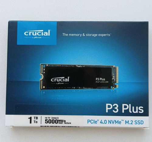 Ssd m2 nvme 1tb crucial p3 plus