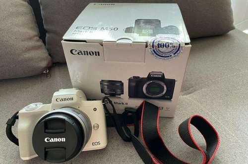 Системный фотоаппарат Canon EOS M50 Mark II + доп