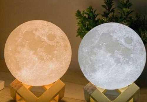 Светильник ночник спутник земли luna 3D