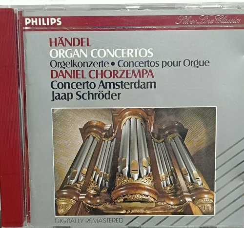 Handel,D.Chorzempa "Organ Concertos" CD