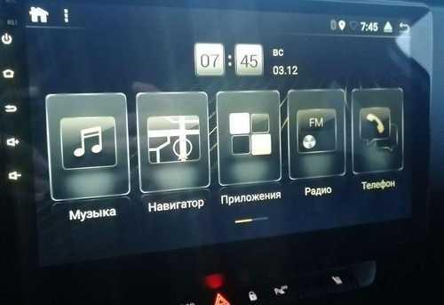 Android магнитола 4гб озу, 64гб пзу, 10,2 экран