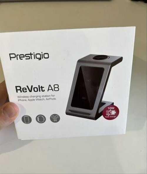 Беспроводная зарядка Prestigio ReVolt A8