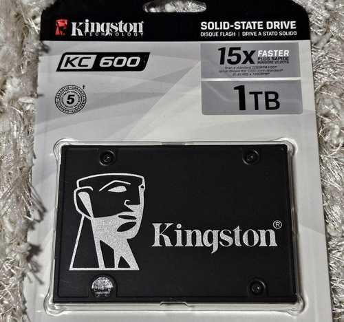 SSD - Kingston KC600 1TB (Новый) SATA 2.5 / Оригин