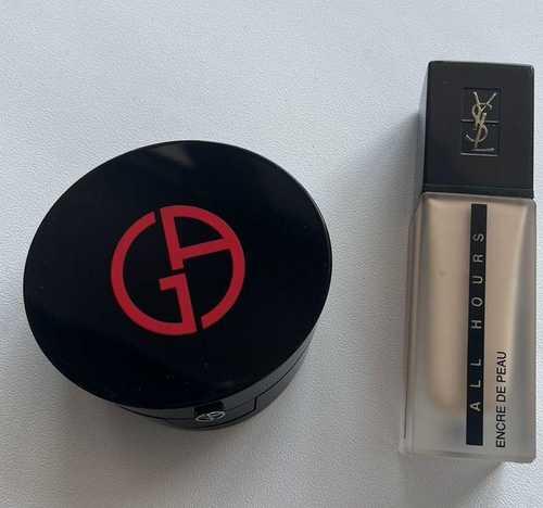 Тональный крем ysl кушон armani