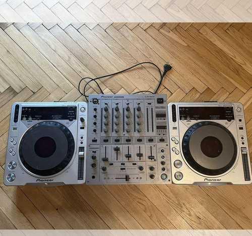 Pioneer djm-600 и cdj-800mk2