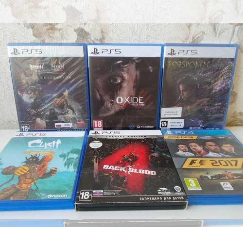 PS5 Nioh/ Clash/ Oxide/ Forspoken/ Back4Blood/ F1