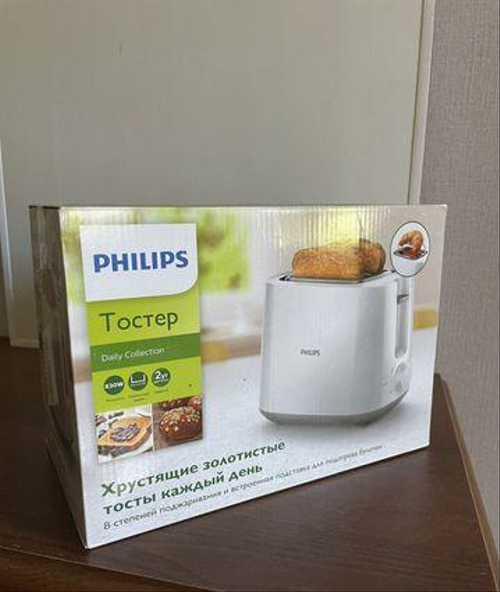 Тостер Philips Daily Collection HD2581/00, белый