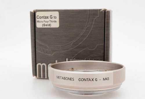 Metabones адаптер Contax G на Micro Four