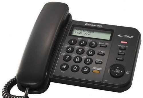 Проводной телефон Panasonic KX-TS2358 RUB черный