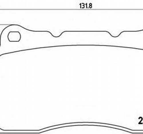Передние тормозные колодки Brembo, P59079