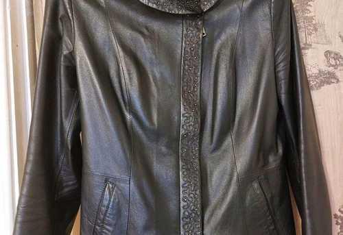 Куртка кожаная женская 42 44 размер натуральная
