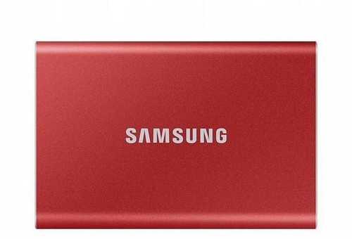 Samsung T7 2Tb USB 3.2 MU-pc2t0r/WW Metallic Red