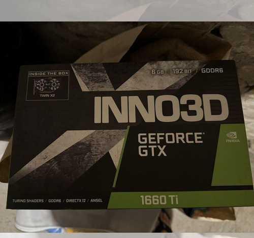 Видеокарта inno3D GeForce GTX 1660 TI