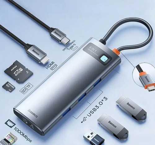 Usb хаб Baseus 8 в 1