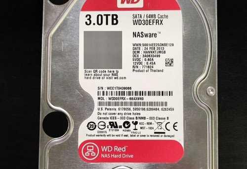 Жесткий диск WD Red 3тб (WD30efrx) NAS