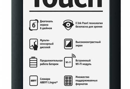 Электронная книга Pocketbook 622 touch black