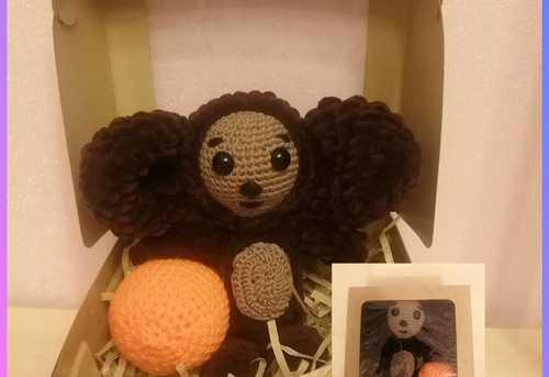 Вязаные игрушки Амигуруми Чебурашка