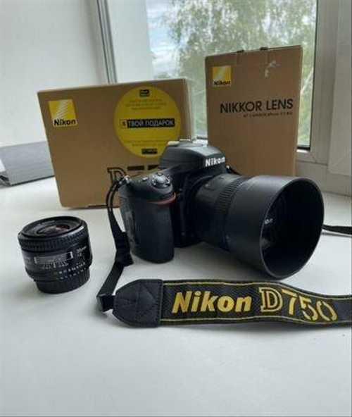 Зеркальный фотоаппарат nikon d 750