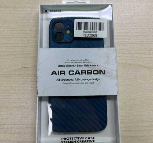 Накладка для i-Phone 12 K-Doo Air Carbon пластик