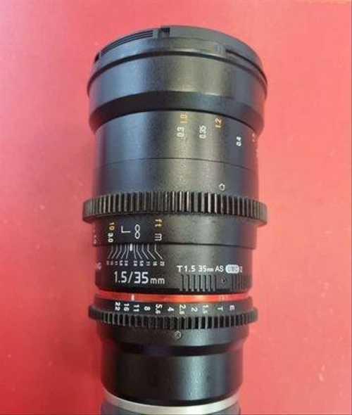 Samyang 35mm T1.5 vdslr Sony FE