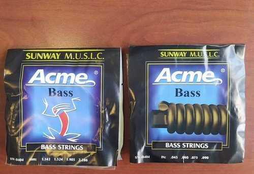 Струны для бас-гитары acme bass strings SW-B404
