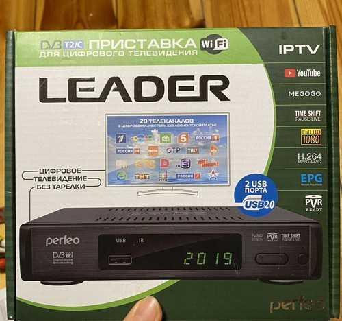 Приставка Perfeo leader DVB-T2/C для цифрового TV