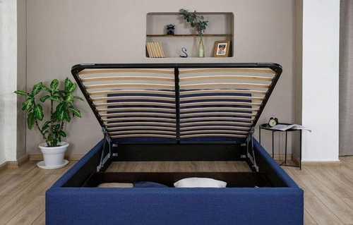 Кровать 140х200 с подъёмным механизмом мягкая