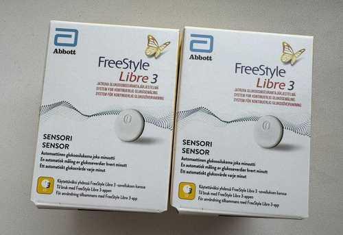 Freestyle libre 3 Фристайл либре 3, комплект 2 шт