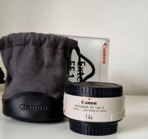 Canon extender ef 1.4 x II