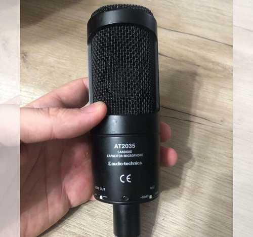 Оригинальный микрофон Audio technica 2035