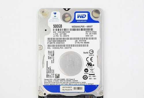 HDD для ноутбука 2.5 500GB WD wd5000lpvx