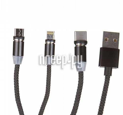 Red Line USB - Type-C / Lightning / microusb B