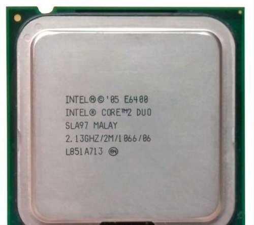 Intel Core2 Duo Processor E6400 2M Cache 2.13 GHz