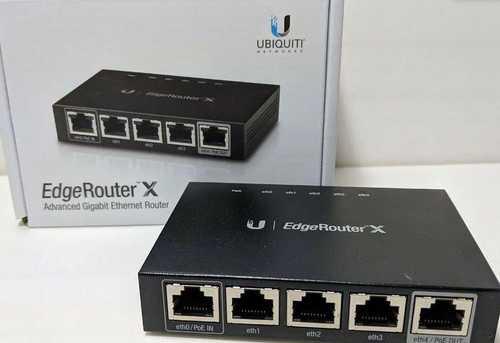 Гигабитный роутер Ubiquti EdgeRouter X ER-X Новый