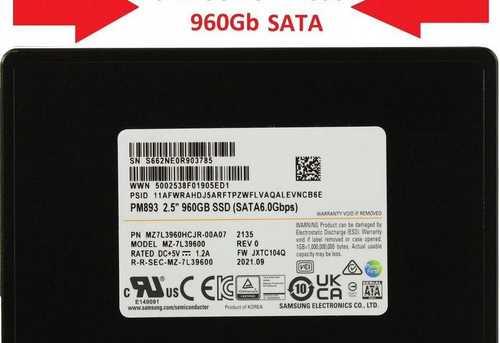 960Gb SSD Samsung PM893 2,5" SATA MZ-7L39600 NEW