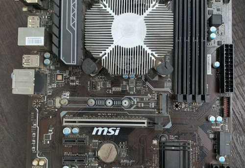 Материнская плата msi z270-a-pro + GPU и памятью