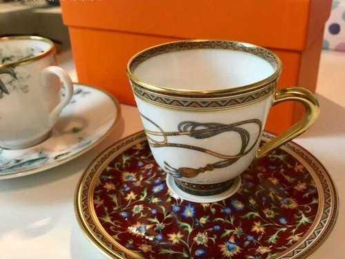 Hermes Cheval d'Orient кофейная чайная пара