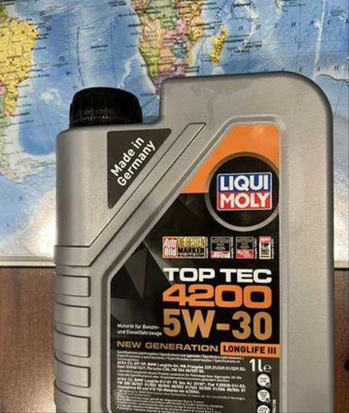 Масло моторное liqui moly 5w30 top tec 4200