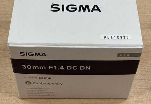 Sigma 30mm f/1.4 DC DN Contemporary Sony E