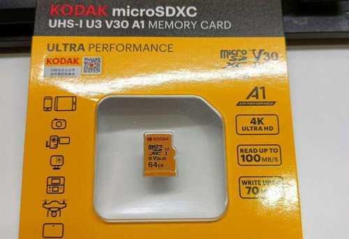 Карта памяти Kodak MicroSD 64gb