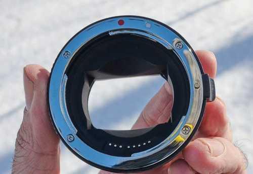 Адаптер Canon EF/EF-S - Sony E-mount автофокусный