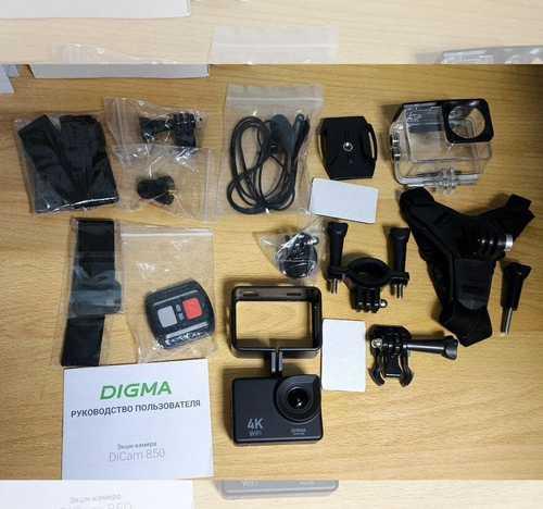 Экшн камера digma DiCam 850