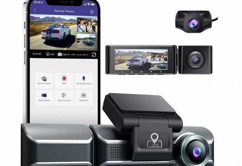 Azdome M550 видеорегистратор 3 камеры 4К, Новый