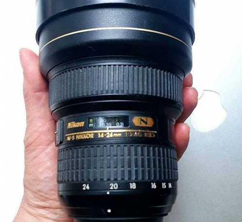 Объектив Nikon AF-S nikkor 14-24mm 1:2,8G ED