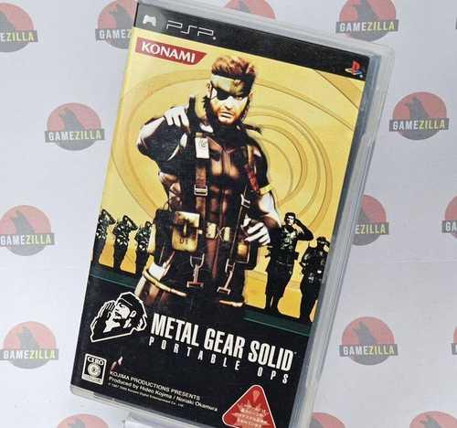 PSP Metal Gear Solid Portable Ops Japan