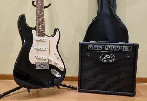 Электрогитара Fender Bullet с Комбиком Peavey