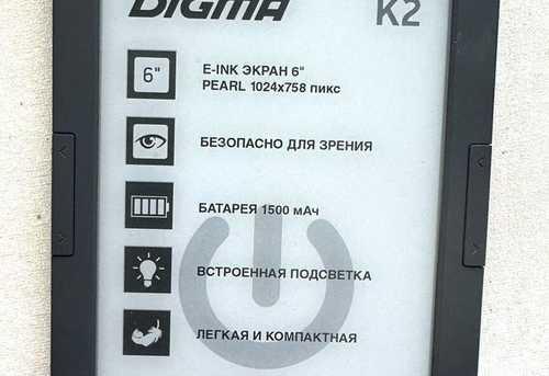 Электронная книга Digma k2