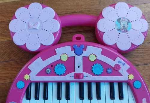 Пианино детское кукла Микки Маус музыкальная