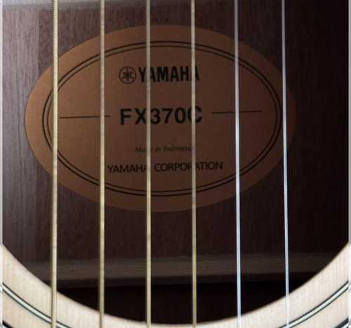 Электро акустическая гитара yamaha fx370c новая