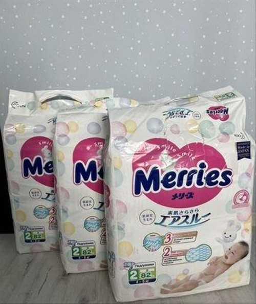 Подгузники Merries S